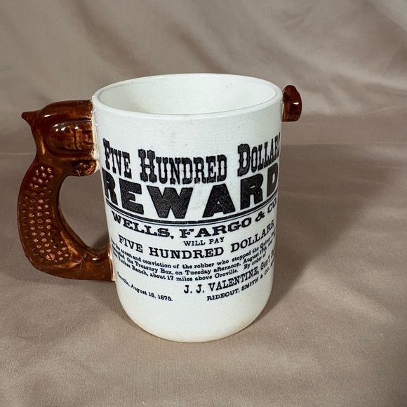 Dining | Antique Wells Fargo Straight Shooter Mug Made In Japan | Poshmark